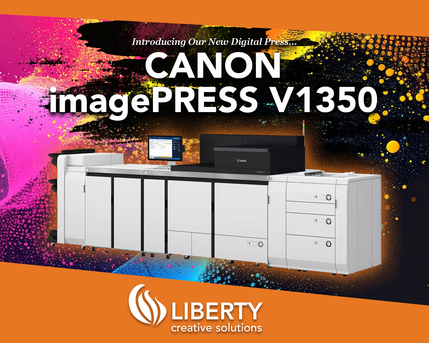 Meet the New Star of Our Production Floor: The Canon imagePRESS V1350